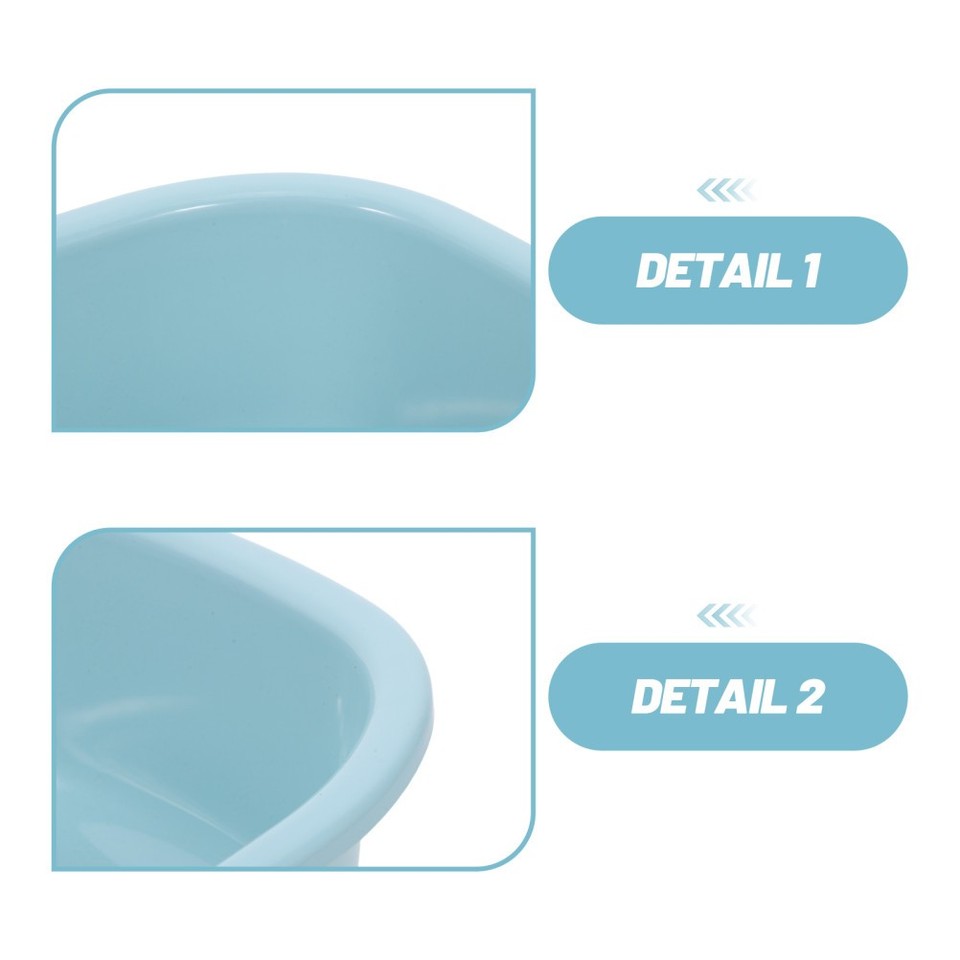 Rectangular Face Washing Bowl: Multi-Purpose Heavy-Duty Plastic ...