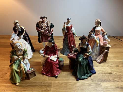 Royal Doulton King Henry VIII & His Six Wives. Limited edition set ...