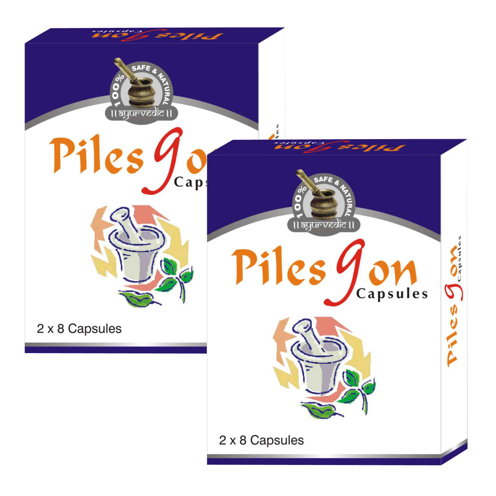 #1 Piles Hemorrhoids Bleeding Piles Treatment For All 32 Pills Pilesgon ...