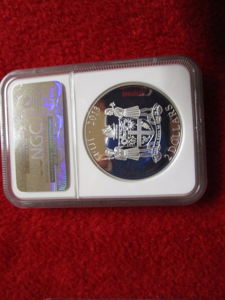 2013 Fiji Toy Terrier Dogs & Cats Puppy .999 Silver 1 oz Coin PF 69 NGC ...