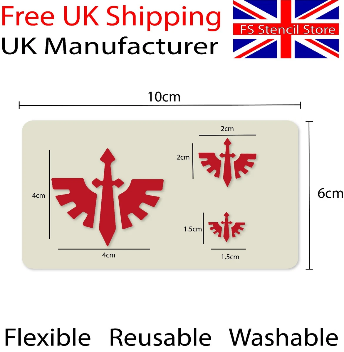 Fallen Angel Stencil