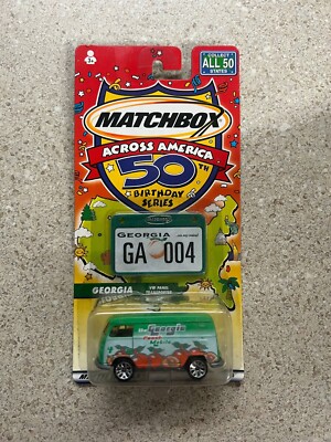 Matchbox Across America 50th Birthday Georgia VW PANEL TRANSPORTER ...