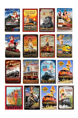 1:87 HO scale model train railroad pin up girl posters | eBay
