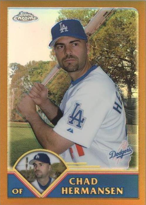 2003 Topps Chrome - Chad Hermansen #333 Gold Refractor /449 for sale ...