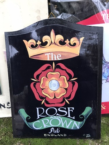 MINI PUB SIGN 10inch 25cm THE ROSE & CROWN Bar Inn Christmas Gift Inn ...