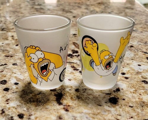 The Simpsons Orginal Shot Glass 1st Edition by Downpace Matt Groening ...