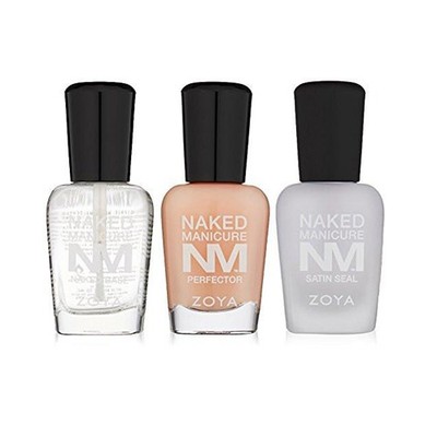ZOYA Men's Starter Manicure Kit:Naked Base,Satin Seal,Buff Perfector ...