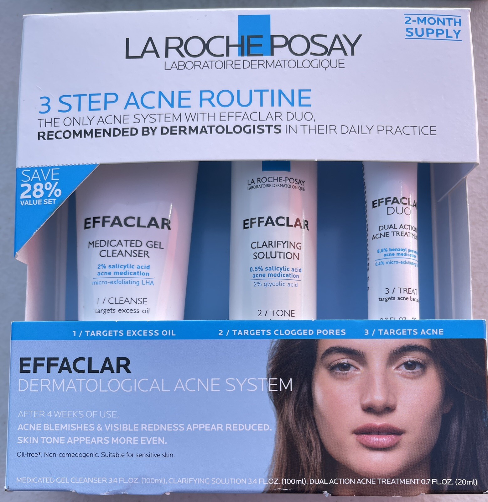 La Roche Posay Effaclar 3 Step System, for sale online | eBay