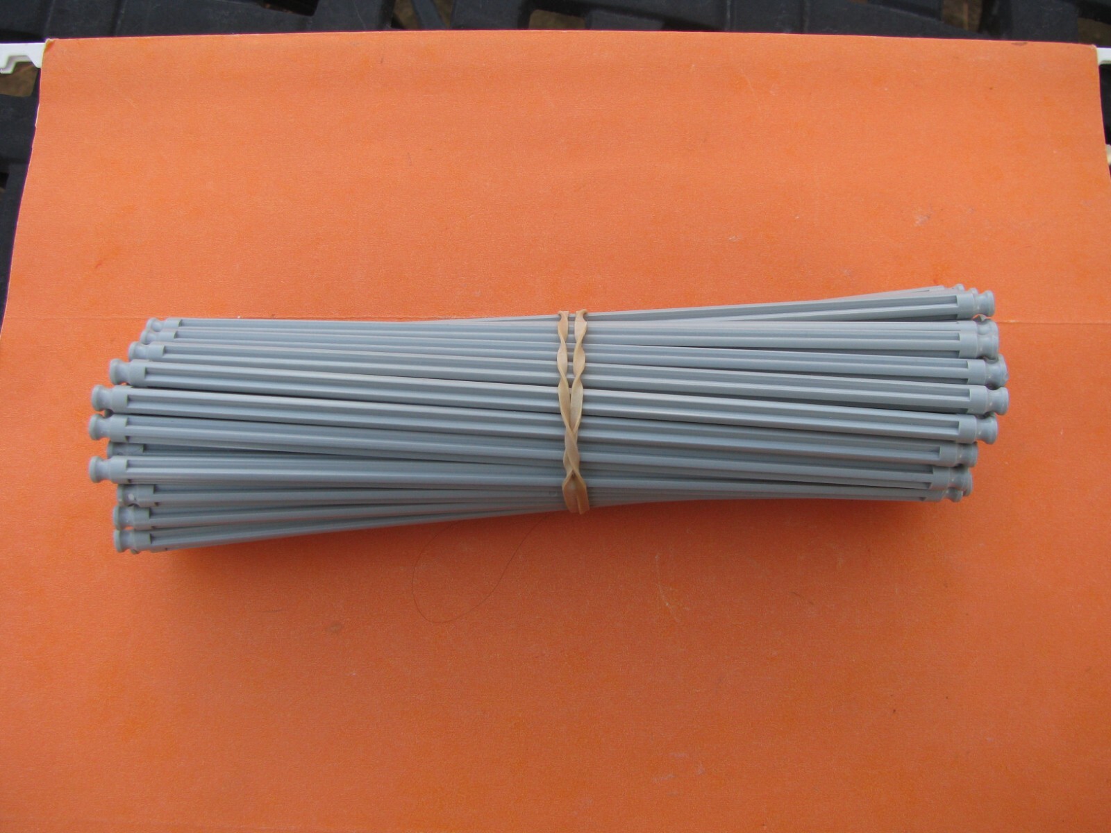60 KNEX LIGHT GRAY RODS 7 1/2" Pieces 7.5" Bulk Standard Replacement ...