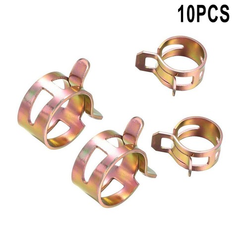 Hose Clamp Spring Clips 10Pcs Hose Hose Clip Optional Reusable Silicone ...