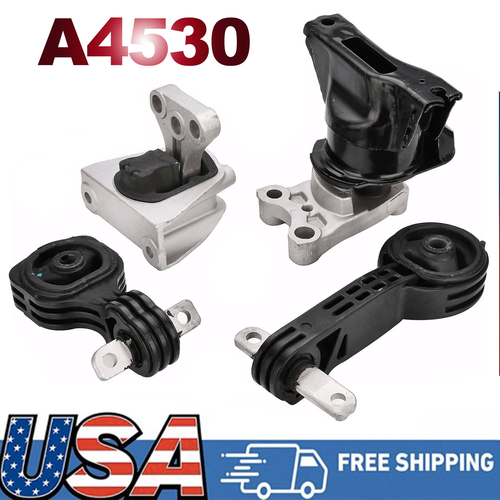4x Engine Motor & Transmission Mount A4530 A4534 For Honda Civic 1.8L ...