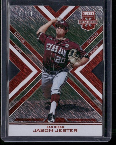 2016 Panini Elite Extra Edition - Jason Jester #145 Status Red Die-Cut ...