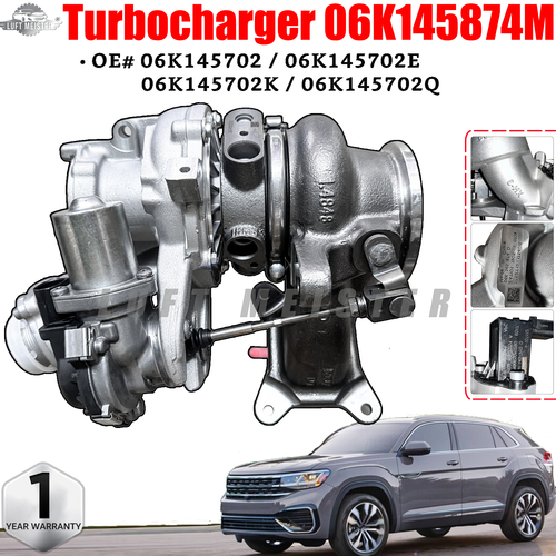 New Turbo Turbocharger For 2.0L Audi Q3 A3 TT Quattro & VW GTI Atlas ...