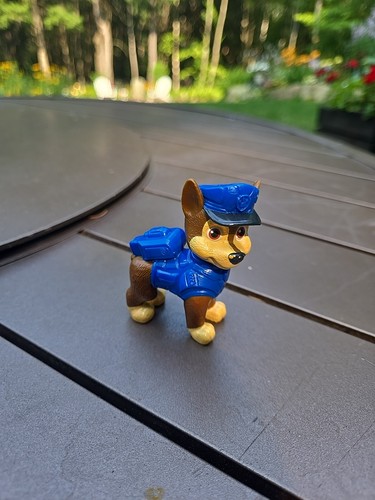 Paw Patrol Chase Police Pup Figure Blue Uniform Hat Backpack | eBay