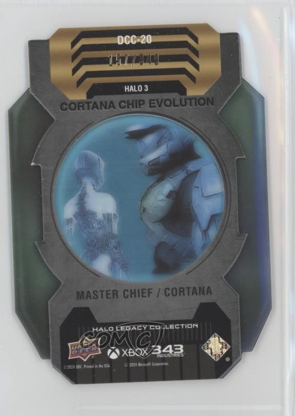 2024 Halo Legacy Collection Chip Evolution H3 157/349 Master Chief ...