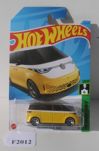 Hot Wheels Green Speed Yellow Volkswagen ID. Buzz Van 10/10 ...