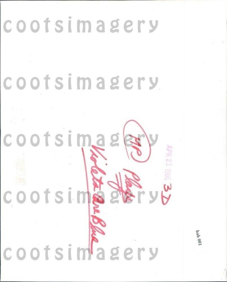 1986 Wire Photo Actors Kevin Kline & Sissy Spacek in Movie Violets Are ...