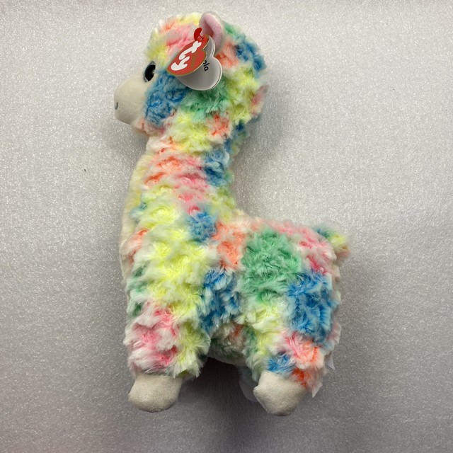 Ty Beanie Boos Lola The Llama Medium 9" Stuffed Animal Glitter Eyes for ...