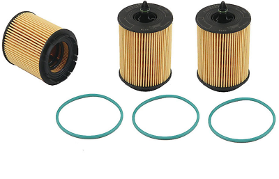 3 PACK HENGST Filters engine motor Oil Filter kit for Saab 9-3 9-3x 9-5 ...