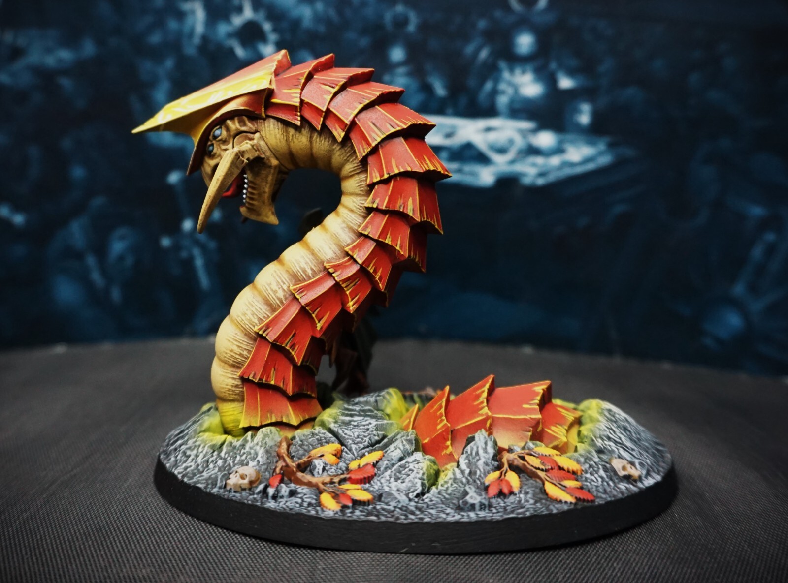 Exodites Ranger + The Gladewyrm painted Warhammer 40k Aeldari ...