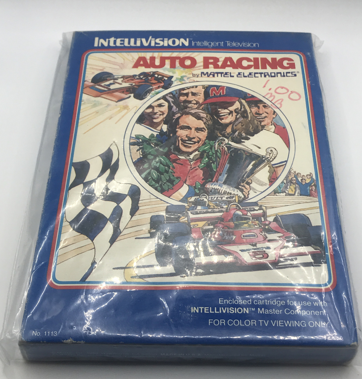 Mattel Intellivision Auto Racing Boxed Game, Complete In Box Tested And ...