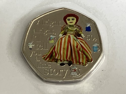 2024 Guernsey Bagpuss Madeline The Rag Doll 50p Fifty 50 Pence Colour ...