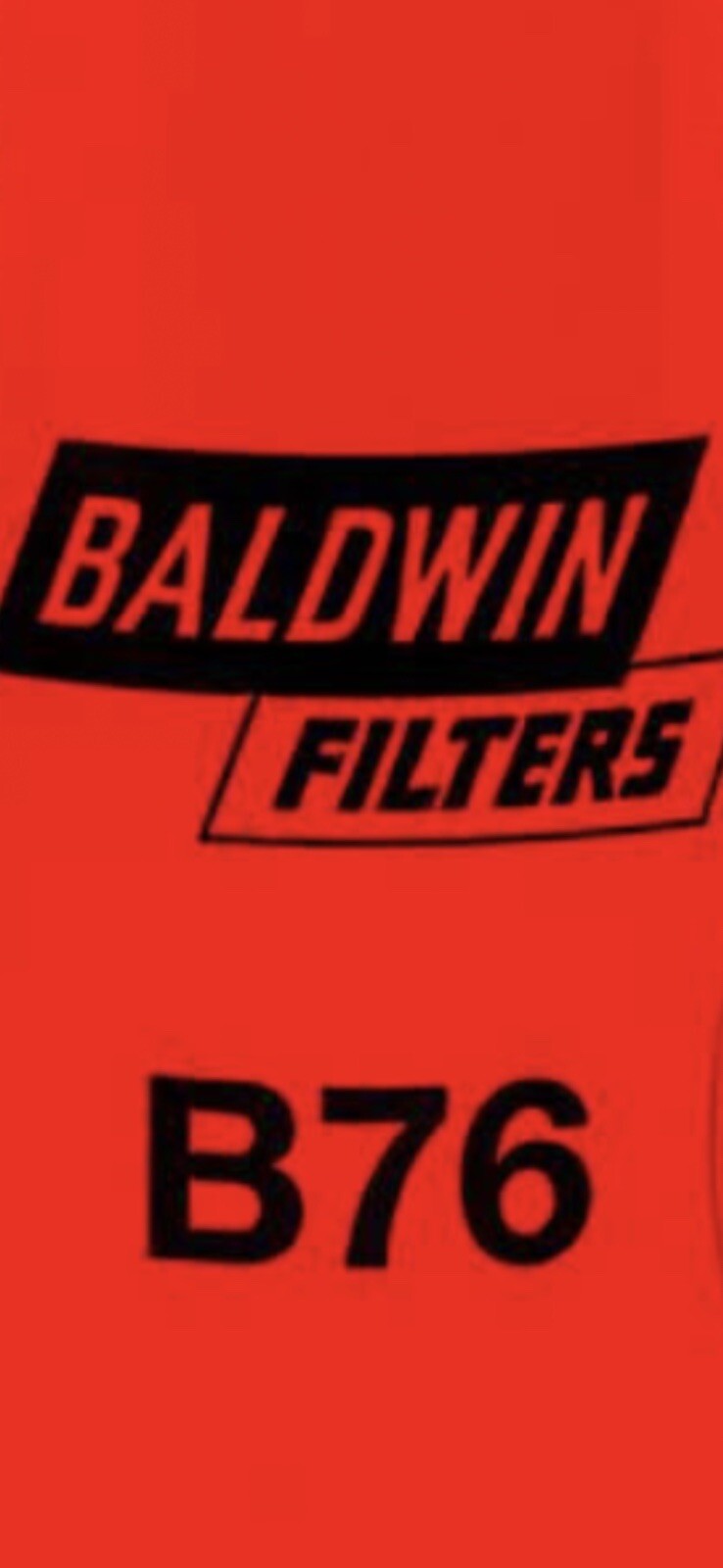 BALDWIN B76 - cross reference oil filters | oilfilter-crossreference.com