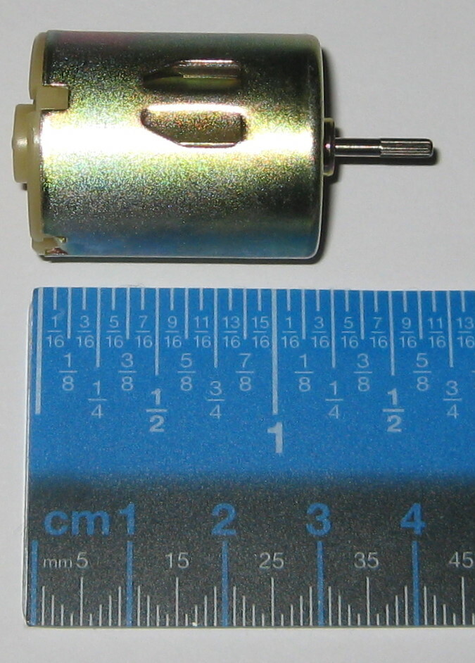 Mabuchi RC-280 Motor - 4.5 to 8.4 VDC - 14260 RPM - 7.2 VDC - R/C Toy ...