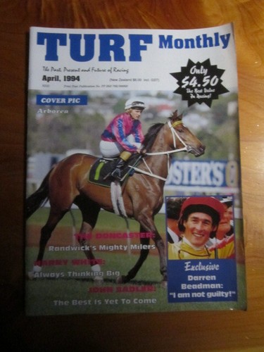 MAGAZINE RACING MAGAZINE TURF MONTHLY APRIL 1994 GREAT ** MUST SEE | eBay