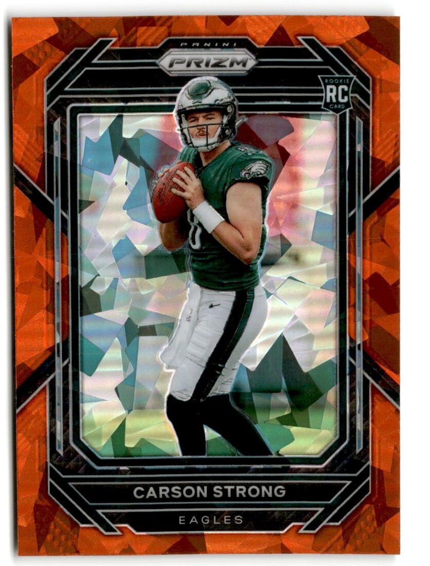 2022 Panini Prizm Red Carson Strong RC Philadelphia Eagles #307 | eBay