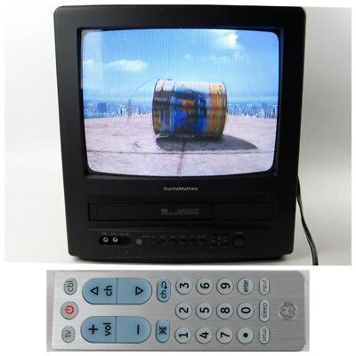Curtis Mathes CMC13101 13” CRT TV VCR Combo Retro Gaming/Remote WORKS ...