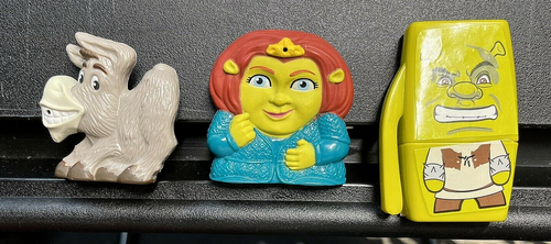 LOT of 3 General Mills DreamWork Shrek water Squirters Donkey Fiona ...
