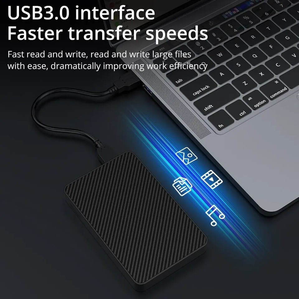 External Hard Drive Disk 2.5 Portable HDD USB 3.0 PC Laptops PS3 PS4 ...