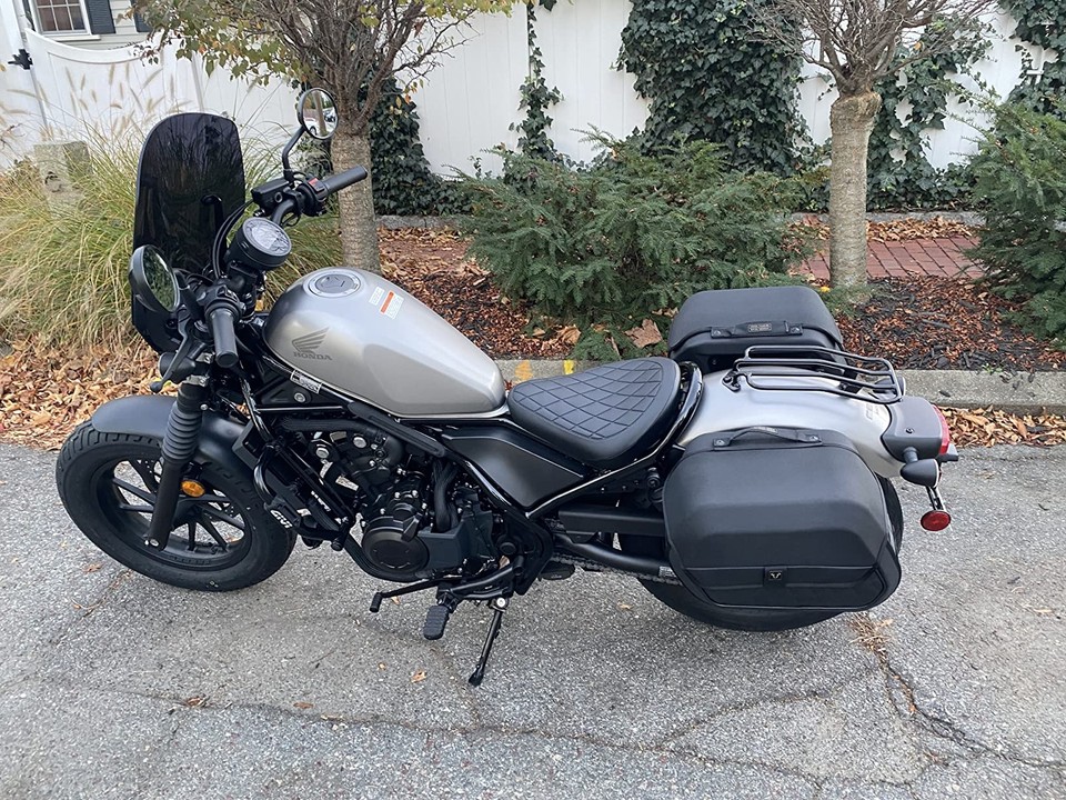 Black Luggage Rack Support Shelf for 17-24 Honda Rebel 500 300 CMX300 ...