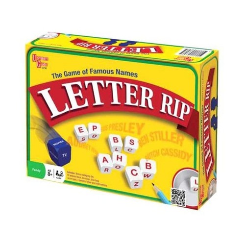 University Games Dice Game Letter Rip Box VG+/NM 802221537965| eBay