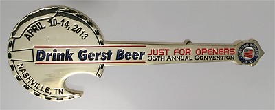 2013 JFO Convention 10 Opener Lot Nashville TN Gerst Beer Banjo X-24 | eBay