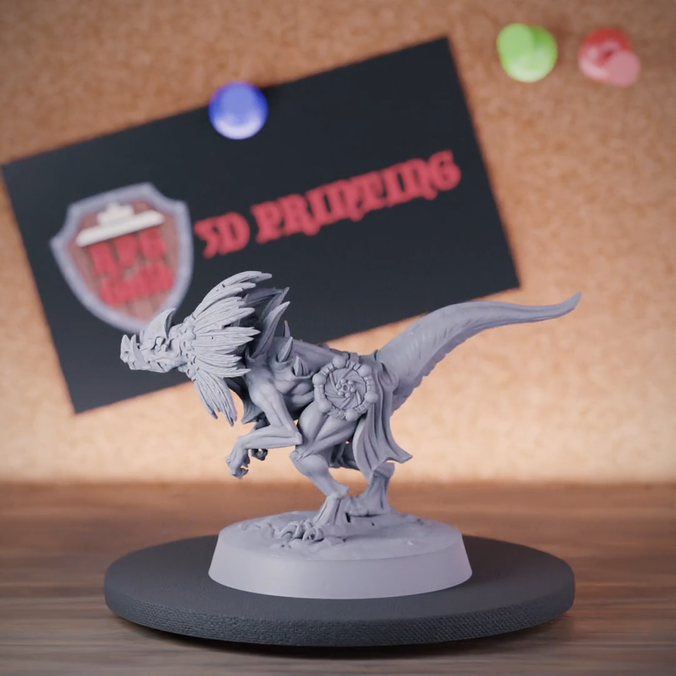 Savage Raptor Miniature Monster Beast Dungeons and Dragons Mini DnD 5e ...