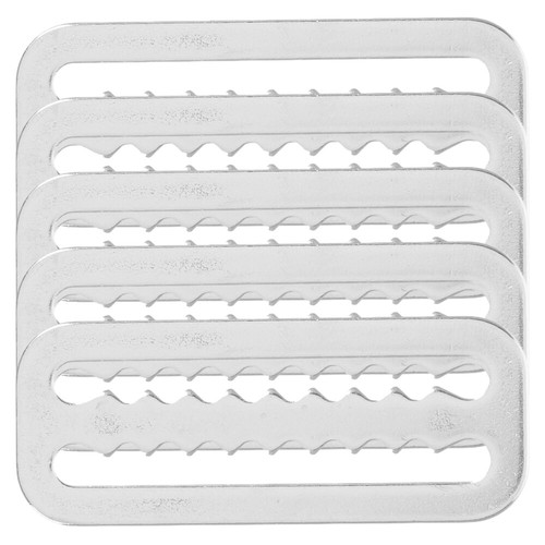 5 Pcs Stainless Steel Belt Buckle Serrated Retainer Diving Accessories ...