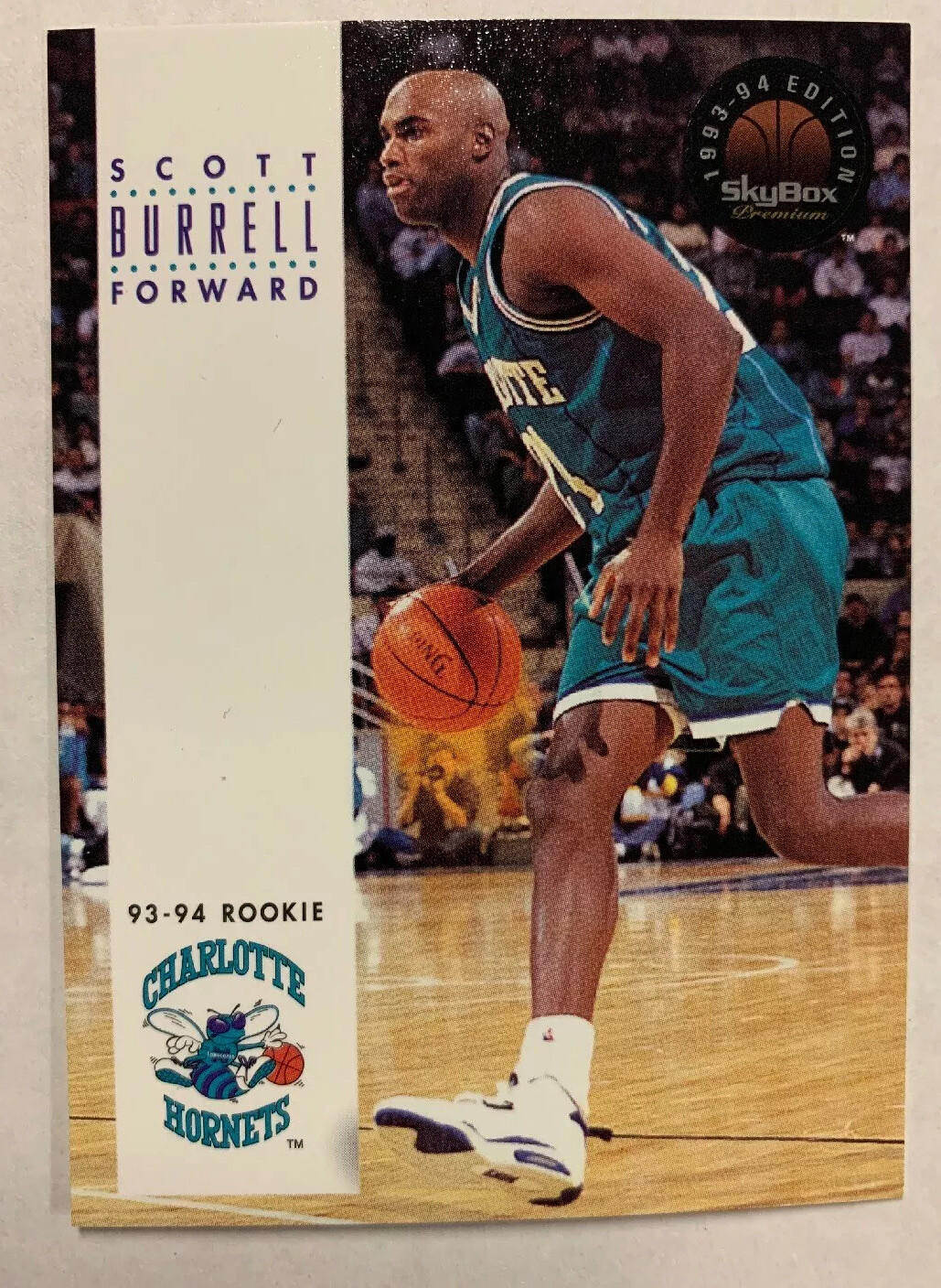 SCOTT BURRELL 1993-94 Skybox # 201 Rookie Card RC Hornets Bulls The ...