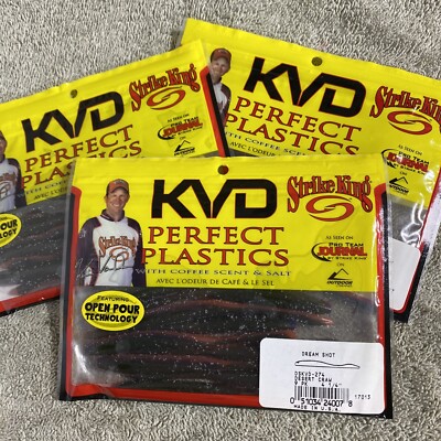 (3) Strike King Dream Shot 4.25” Drop Shot Minnow DESERT CRAW - FAST ...