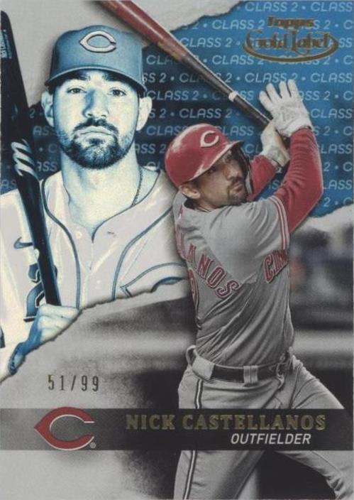 2020 Topps Gold Label - Nick Castellanos #28 Class 2 Blue /99 for sale ...