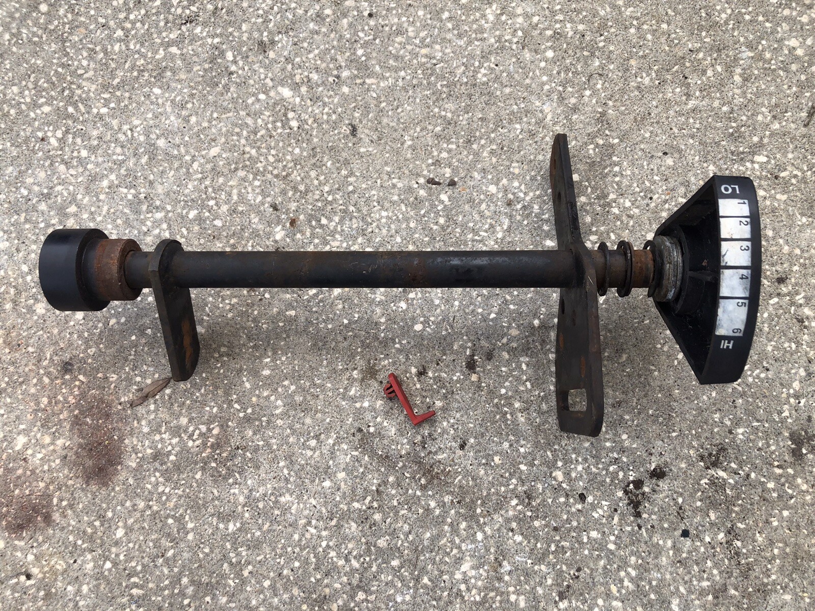 Craftsman GT3000 Hydro Deck Lift Rocker Shaft Height Gauge Garden ...