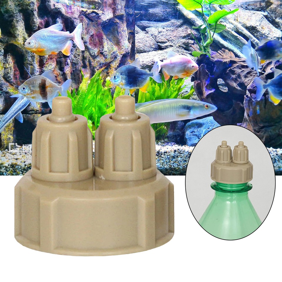 4 Pieces CO2 Generator Bottle Caps Quick Twist Accessories for Aquarium ...