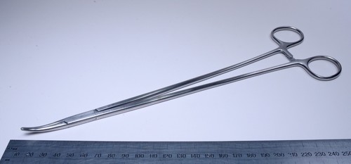 Jarit #305-310 Bridge Forceps 11" Curved Stainless Steel Soft-Tissue ...