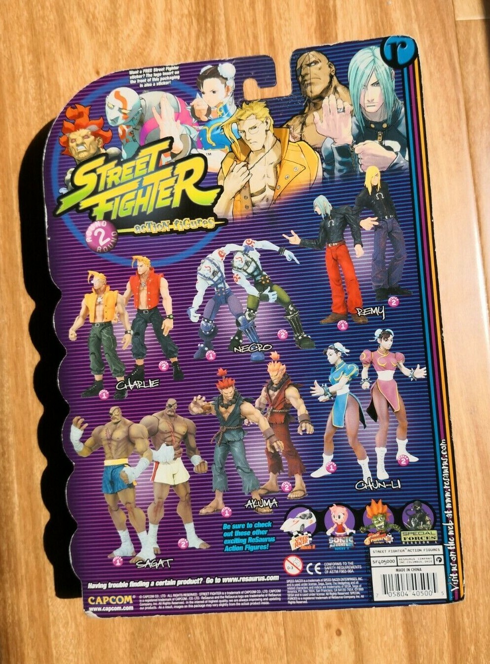 Capcom's STREET FIGHTER III/3 Round 2,Player 2, REMY action figure ...