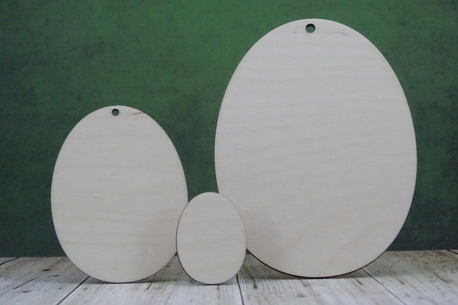 Wooden Egg shapes MDF or plywood Easter egg craft blanks and cutouts ...