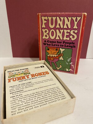 Funny Bones Card Game Parker Brothers Made in USA Complete Vintage 1968 ...