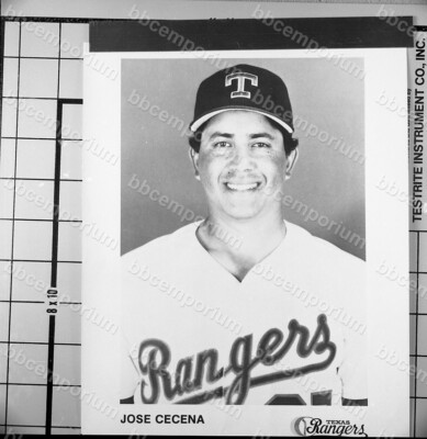 Jose Cecena Texas Rangers Medium Frame Negative - Jim Rowe Archive X777 ...