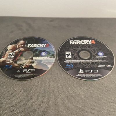 Far Cry 3 + Far Cry 4 (Playstation 3 PS3) 2 Game Lot - Tested - Disc ...