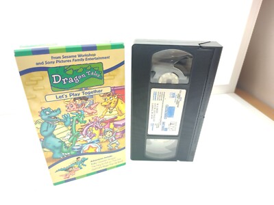 Dragon Tales Let's Play Together VHS Video Tape 2001 Sesame Workshop ...